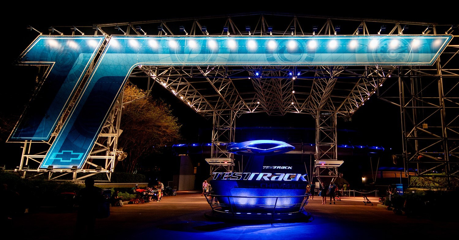 Test Track - High Speed Thrill Ride in Future World in Epcot