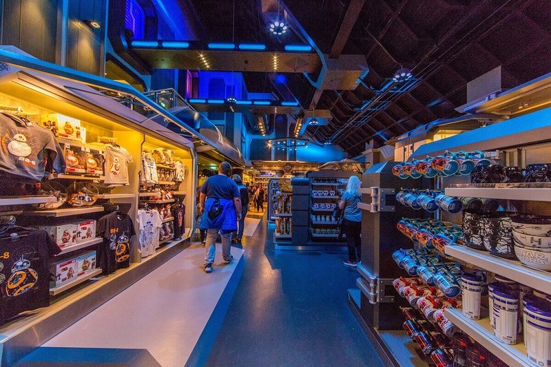 Star Traders Shop im Disneyland - Star Wars Merchandise